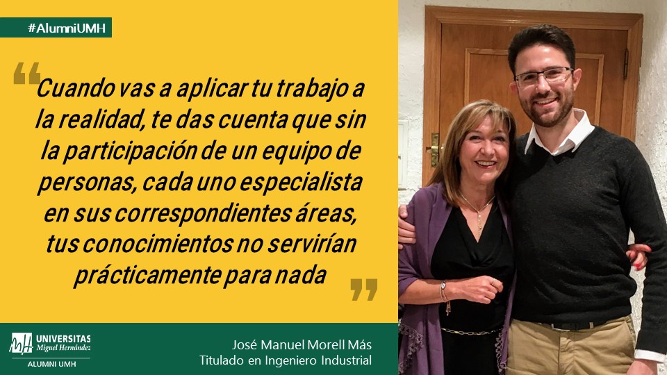 Alumni UMH » Entrevista al Alumni UMH José Manuel Morell